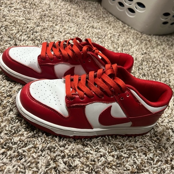 Nike | Shoes | Nike Dunk Low University Red | Poshmark